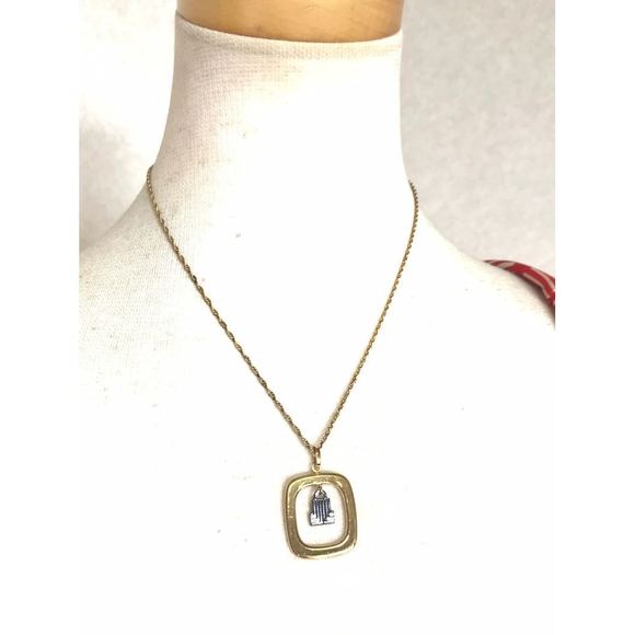 Lanvin | Jewelry | Lanvin Vintage Golden Skinny Chain Necklace With ...